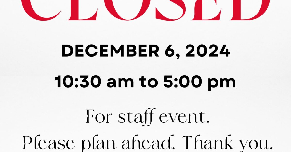 Closed for Staff Event – The NATIVE Project