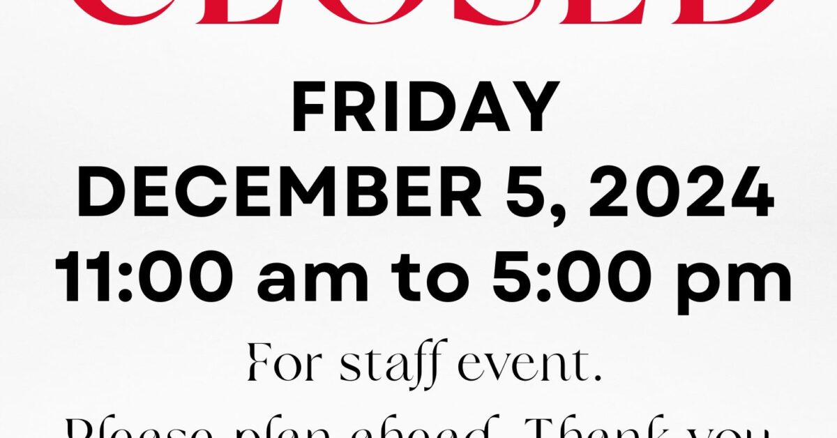 CLOSED: 11:00 am – 5:00 pm (Staff Event) – The NATIVE Project